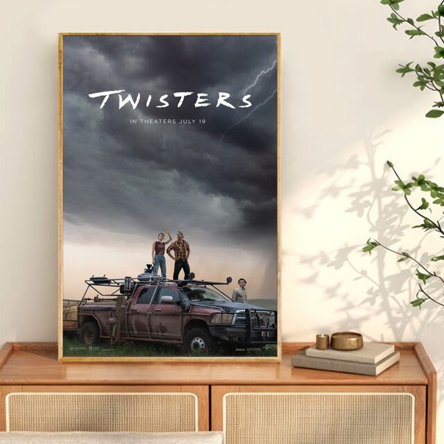 Twisters Movie Poster, Movie Prints For Cinema Rooms, Wall Art Decor ...