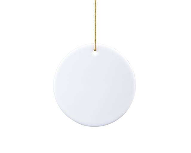 10 Pack Custom Family Picture Ornament - 3 Inch Porcelain Christmas ...