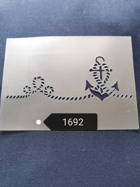 Anchor Stencil, Flexible, Reusable, 125Mic, Wall Decor, Home Decor ...
