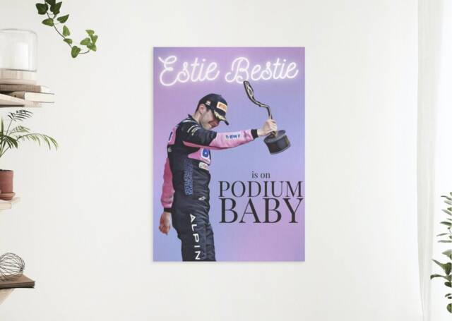 Esteban Ocon, Monaco Podium Wall Decor, Formula 1 Inspired Art, Print ...