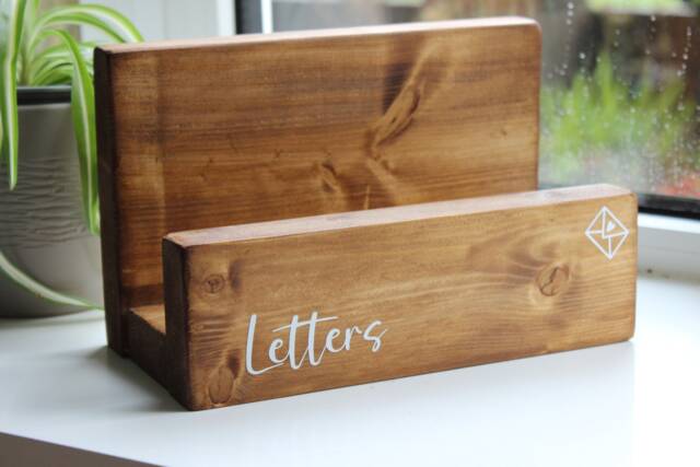 Wooden Letter Holder - Desk Top by Etsy | ufurnish.com