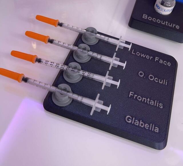 4x Syringe Tray Holder Organiser For Botox Aesthetics - Black by Etsy ...