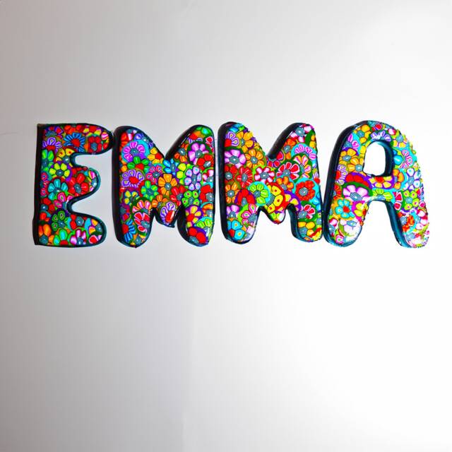 Personalized Colorful Polymer Clay Letter Sign Custom Family Name Decor ...