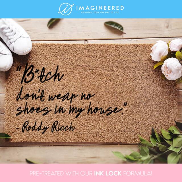 "The Box Roddy Ricch Handwritten Style ""Btch Don't Wear No Shoes in My ...