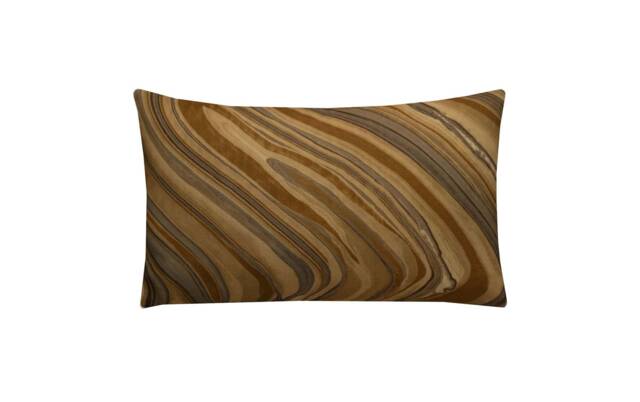 Kelly Wearstler Barcelo Cushion Earth Tone Abstract Lumbar Pillow Cover ...