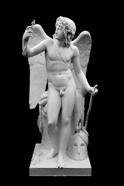 Eros -Cupid- Triumphant Statue - Thorvaldsen Inspired Mythological ...