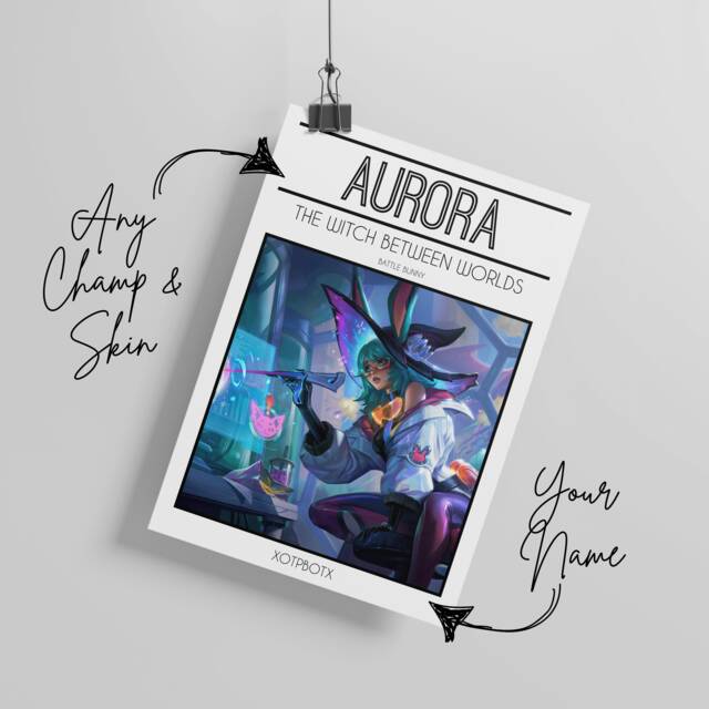 Custom League Of Legends Poster - Any Champion Skin by Etsy | ufurnish.com