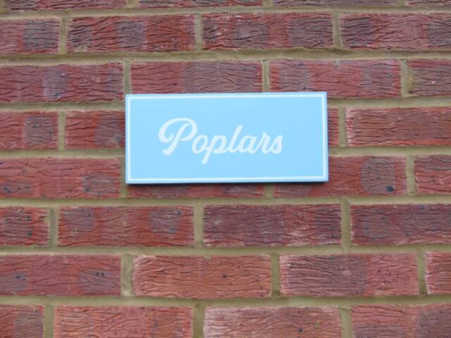 Custom/Personalised House Name Sign/Plaque With Painted Border by Etsy ...