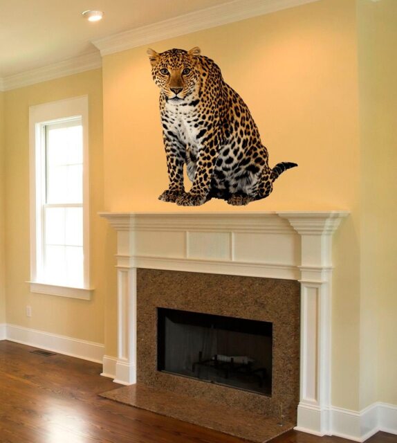 Cheetah Decal, Sticker, Wall Decor, Leopard Sticker by Etsy | ufurnish.com