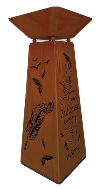 Decorative Column Spring 80 Values Rust Garden Including Plant Bowl ...