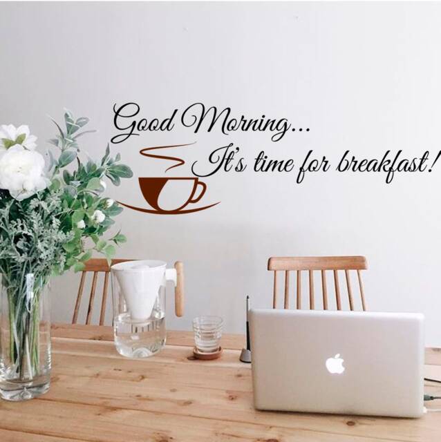 Kitchen Wall Decal, Coffee Decal For Kitchen Decor, Vinyl Sticker by ...