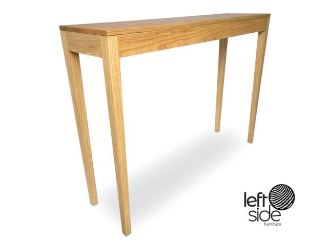 Narrow Ash Console Table, Thin Tall Entry Way Table Made From Solid ...