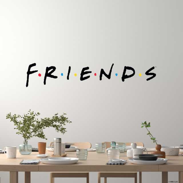 Friends Wall Sticker - Logo Decal Art by Etsy | ufurnish.com