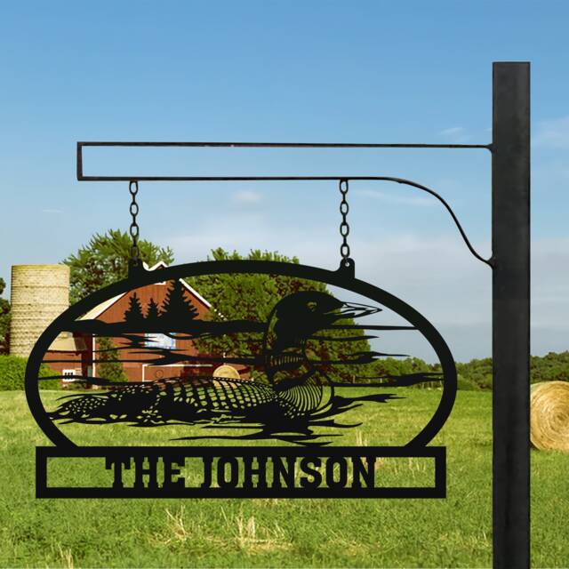 Personalized Farm Metal Sign, Farmhouse Wall Art, Outdoor Sign With ...
