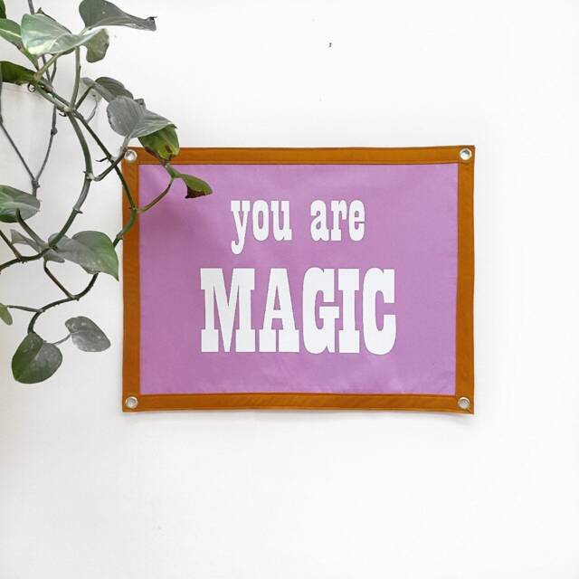 You Are Magic Wall Hanging Banner Flag/Gallery Wall Decor Motivational ...