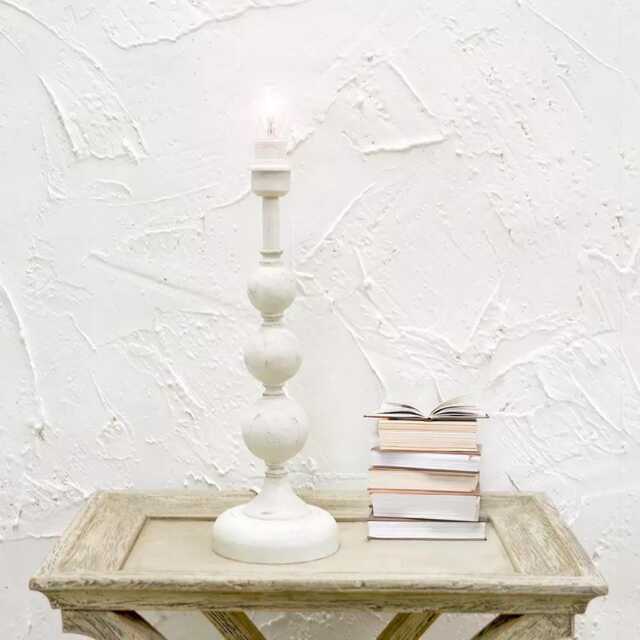 Bobbin White Lamp Base by Etsy | ufurnish.com