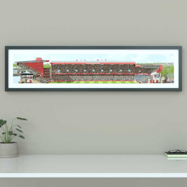 Ultra-Wide City Ground Stadium Panoramic Print - Nottingham Forest Art ...