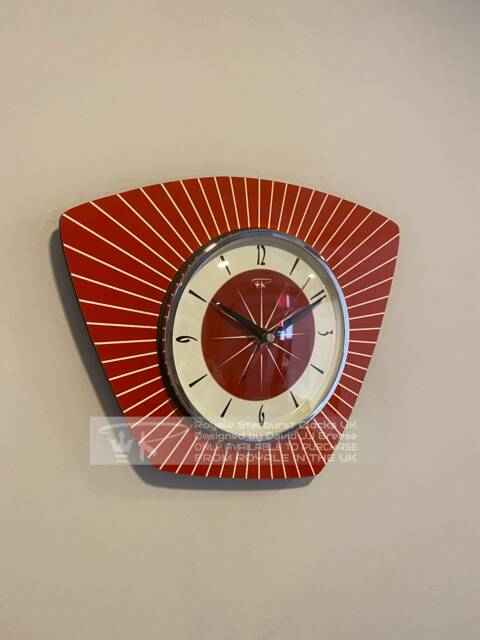 Royalexe Laminated Asymmetric Wall Clock From Royale - Midcentury ...
