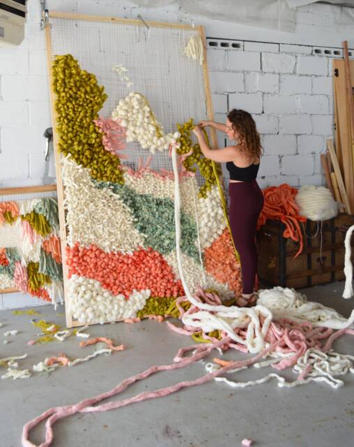 Modern Bedroom Macram?? Weaving Tapestry Wall Hanging -Contemporary ...