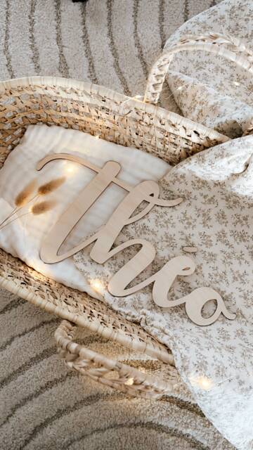 Personalized Wooden First Name - Wall Inscription Decoration Children's ...