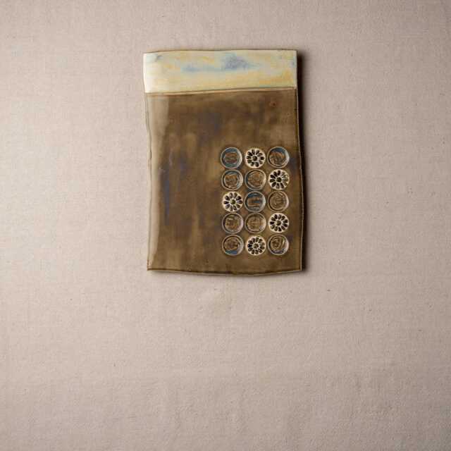 Modern Wall Art, Ceramic & Mosaic Textured Fragmentation - Made To ...