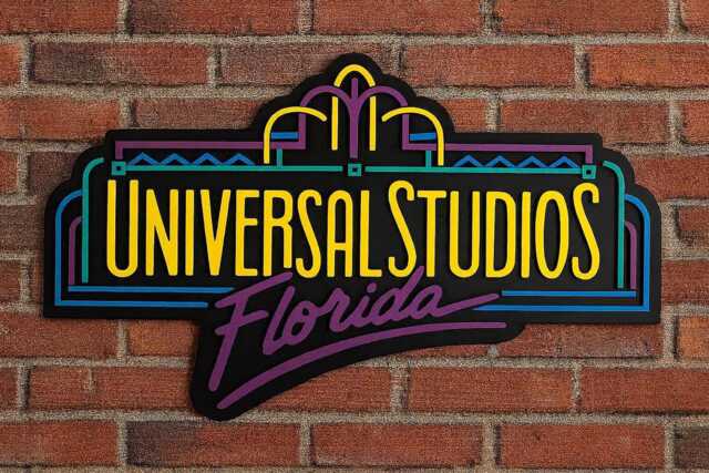 Retro Universal Studios Florida Sign Theme Park Wall Decor by Etsy ...