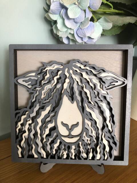 Laser Cut Layered Sheep Wooden Wall Plaque by Etsy | ufurnish.com