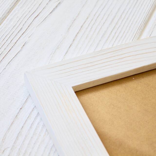 White A2 Frame - Poster Picture Photo Frames Handmade Big Large Rustic ...