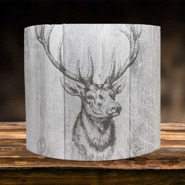 Grey Stag Lampshade Light Shade Woodland Squirrel Lampshades For ...