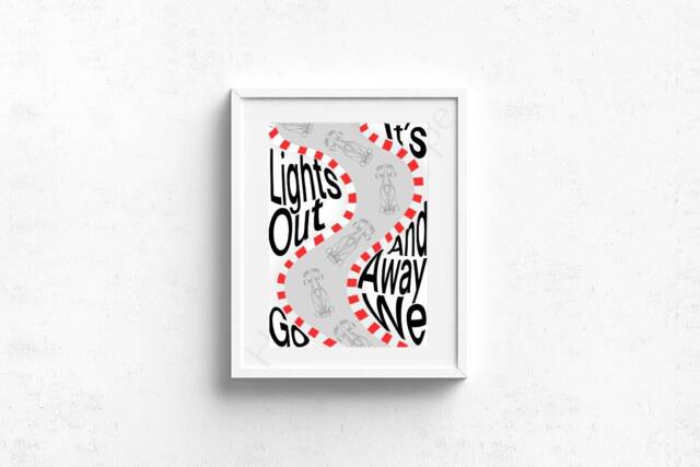 Formula 1 Inspired Wall Art, Lights Out & Away We Go, Decor, F1 Car ...