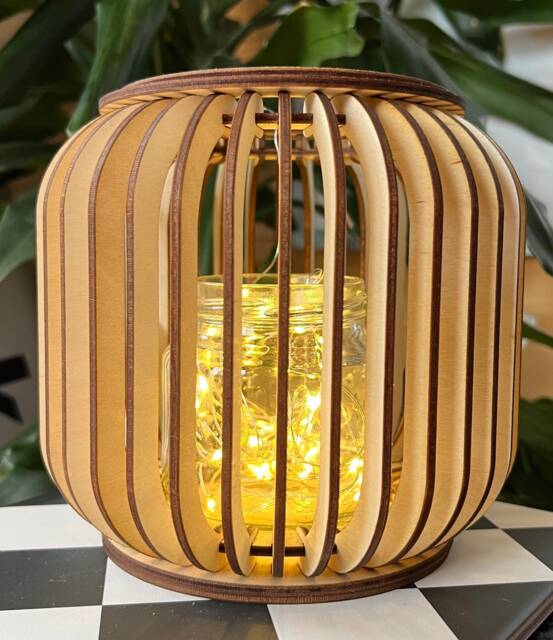 Decking/Patio Wooden Laser Cut Lanterns. Perfect For Al Fresco Dining ...
