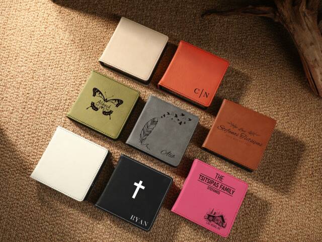 Personalized Sticky Notes Organizer, Custom Post It Note Holder, Mini ...