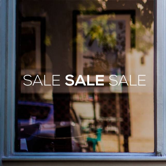 Sale Shop Window Sticker Retail Display Vinyl Decal by Etsy | ufurnish.com