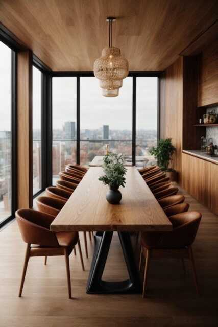 Conference Table/Solid Wood Office Real Dining by Etsy | ufurnish.com