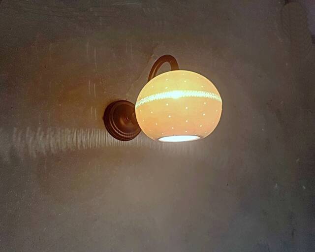 Handmade Porcelain Wall Sconce Boho Clay Light, Amber Glow by Etsy ...