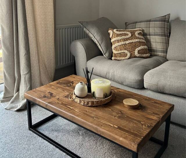 Coffee Table Industrial Rustic Reclaimed Timber by Etsy | ufurnish.com