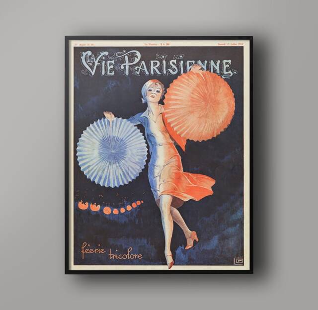 French Fashion Art Print Vintage Parisienne Decor by Etsy | ufurnish.com