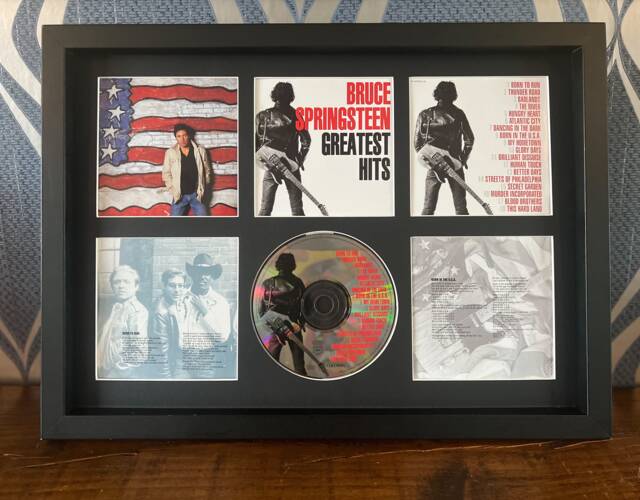 Bruce Springsteen - Greatest Hits Cd Wall Display Frame Not Included by ...