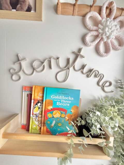 storytime Wall Decor, Curved Wire Sign For Reading Nook by Etsy ...