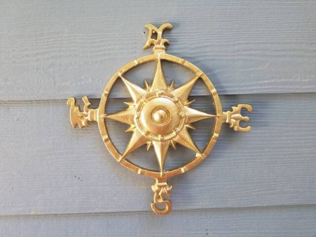 Cast Iron Compass Rose - Wall Decor Coastal by Etsy | ufurnish.com