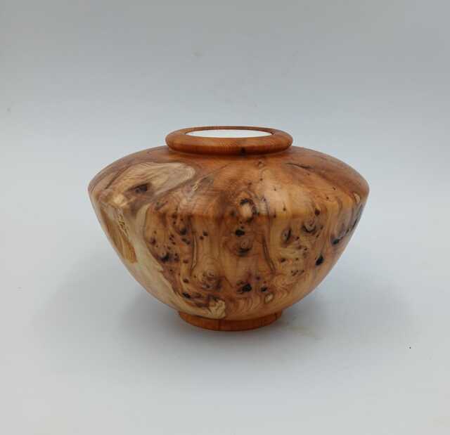 stunning Rustic Tealight Holder Made From A Cross Section Of Windfallen Lakeland Yew Burr ...