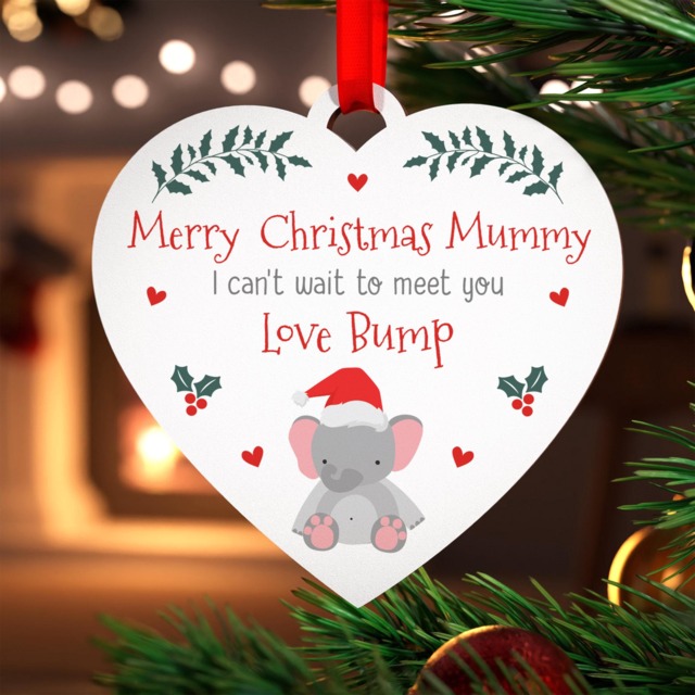 Mummy To Be Christmas Gifts, Bumps First Decoration Ornament, Pregnancy ...