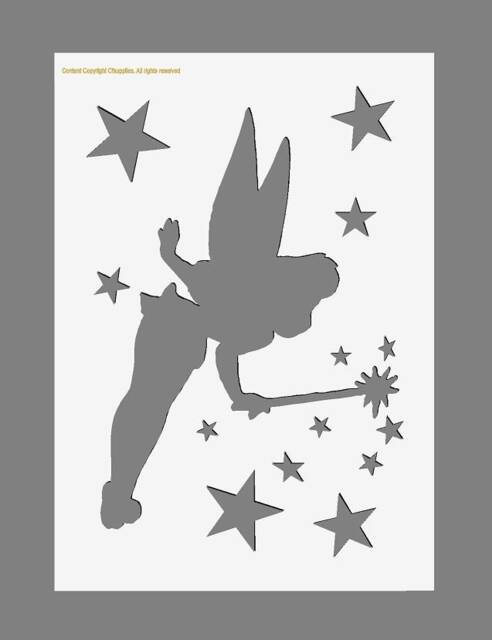 Fairy & Stars Mylar Stencil Reusable Painting Decor by Etsy | ufurnish.com