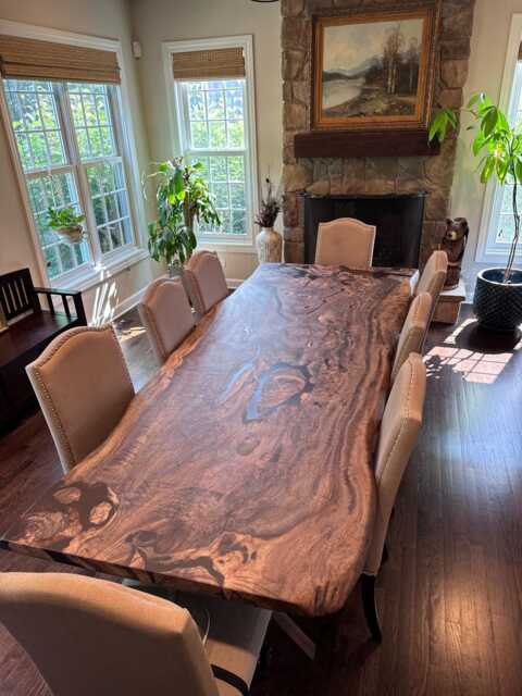 Handmade Gum Wood Live Edge Dining Table Custom Sizes Available by Etsy ...