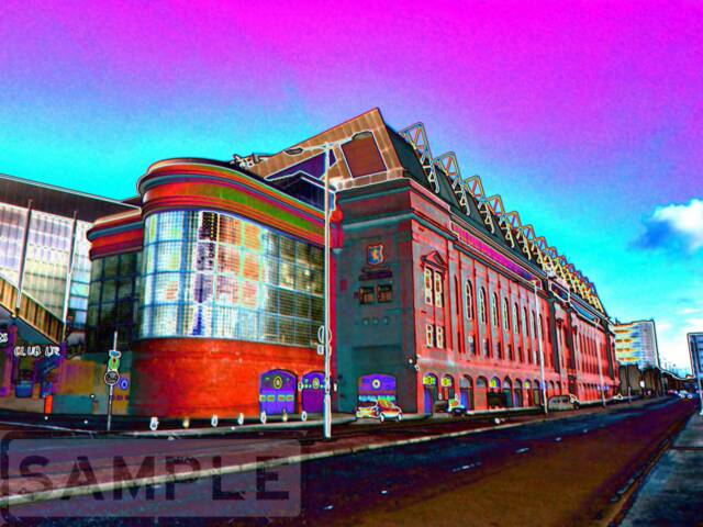 Ibrox Stadium Art Print - Home Of Rangers Football Club 2 Styles ...