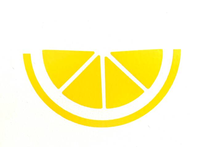 Lemon/Lime Slice Citrus Wall Art Decals/stickers - Various Colours ...