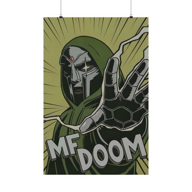 Mf Doom - Poster - Rap Poster, Hip-Hop by Etsy | ufurnish.com