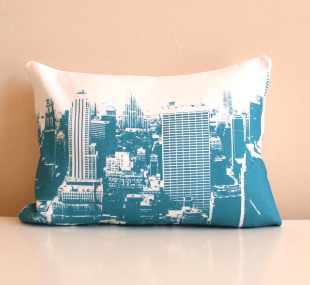 New York Skyline Pillow by Etsy | ufurnish.com