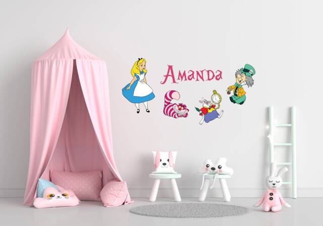Alice In Wonderland Wall Decals