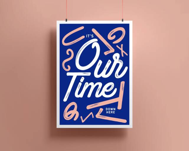 It's Our Time Down Here Goonies Print - Movie Poster, Film Poster, One ...